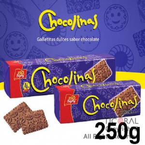 GALLETITA CHOCOLINAS 25 paquetes x 250grs x 1. Ticoral | Mayorista ...