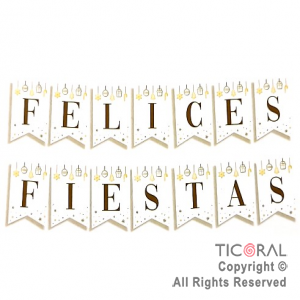 COTILLON BANDERINES Y CARTELES. Ticoral | Mayorista Cotillón y Repostería